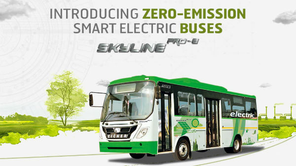 Eicher Skyline Pro Electric Bus Launched In India - DriveSpark News