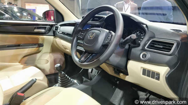 New Honda Amaze 2018 Top Features: New Front Design, Interiors, New CVT ...
