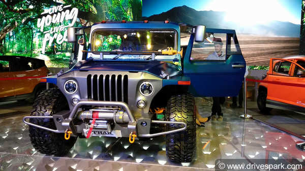 Auto Expo 2018: Mahindra Thar Wanderlust Showcased - Specifications ...