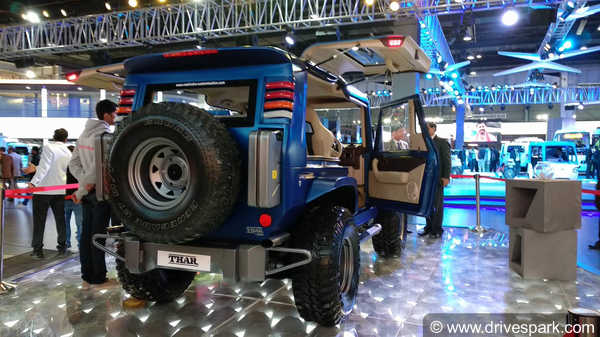 Auto Expo 2018: Mahindra Thar Wanderlust Showcased - Specifications ...