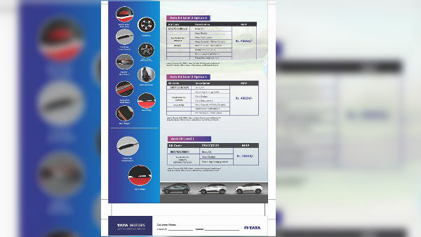 Tata Nexon Aero Edition Accessories In Detail: Five Packages, Sunroof ...