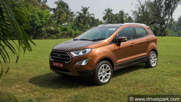 Ford EcoSport Titanium S Launch Date Revealed - DriveSpark News