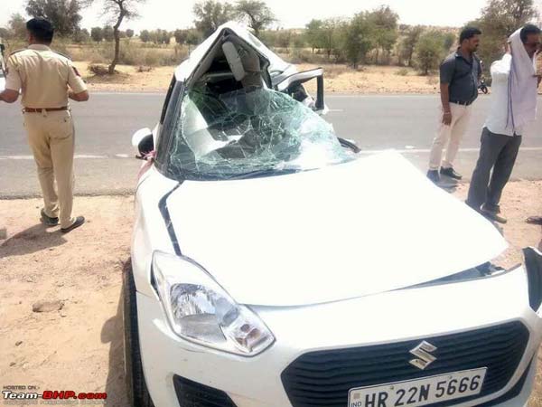 Husband And Wife Fight Causes Maruti Swift Accident; 4 Dead ...