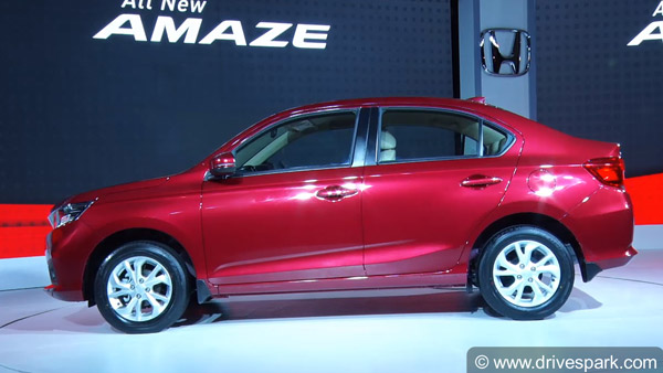 New Honda Amaze Recalled In India Over Power Steering Sensor Issue ...