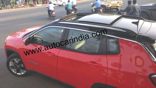 Jeep Compass Limited Plus Model Spotted With Sunroof - Launch Next ...