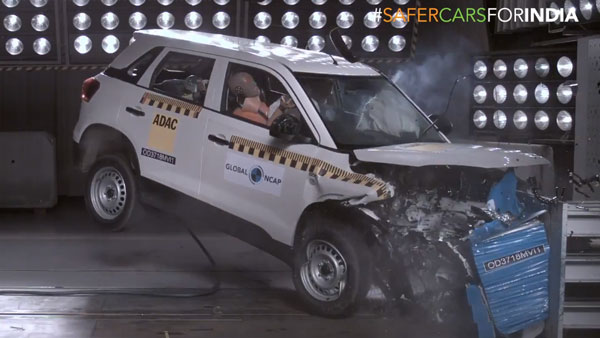 Maruti Brezza Crash Test: Global NCAP Ratings, Results And Video ...