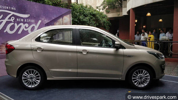 New Ford Aspire Launched In India At Rs 5.55 Lakh: Specifications ...