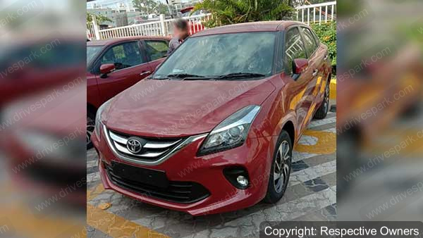 Toyota Glanza Hatchback Spotted At Toyota Dealership Ahead Of Launch ...