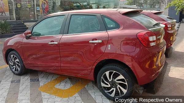 Toyota Glanza Hatchback Spotted At Toyota Dealership Ahead Of Launch ...