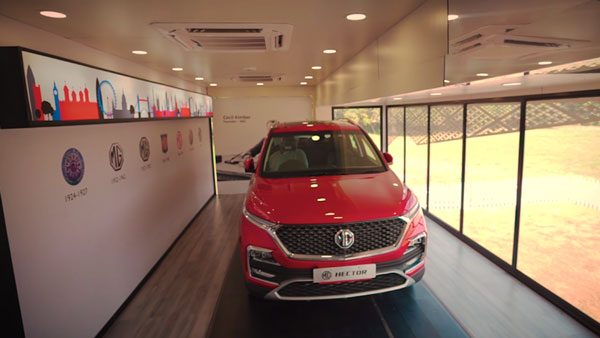 MG Motor Launches Experience On Wheels Mobile Showroom - DriveSpark News