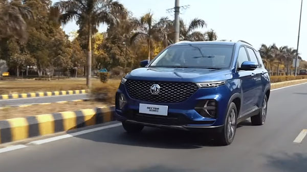 MG Hector Plus To Become India’s First Six-Seater SUV To Feature A ...