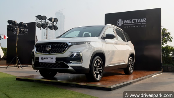 2021 MG Hector Facelift SUV (First Look) - DriveSpark News