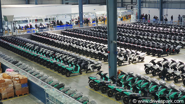 Ather Electric Scooter Manufacturing Plant Hosur: Images, Production ...