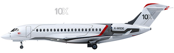 Dassault Falcon 10X Unveiled: Largest & Most-Comfortable Business Jet ...