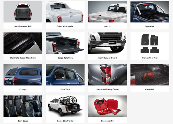 Isuzu Reveals Accessories List For The D-Max V-Cross & Hi-Lander Models ...