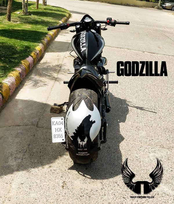 Royal Enfield Godzilla Custom Bobber From Neev Motorcycles Based On ...