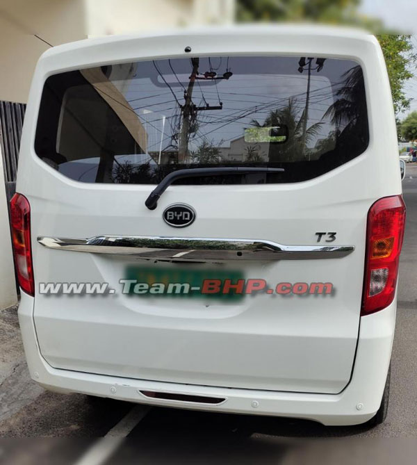BYD T3 Electric Cargo Van Spotted On Test In India — Pioneering EVs In ...