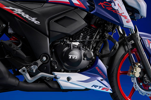 TVS Apache RTR 165 RP Launched; Most Powerful Motorcycle In Its Segment ...