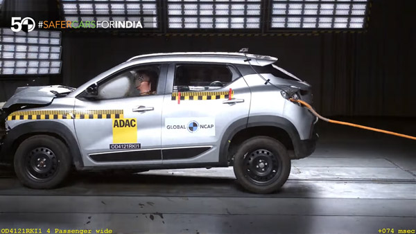 Renault Kiger Gets 4-Star Safety Rating From Global-NCAP: Outscores ...