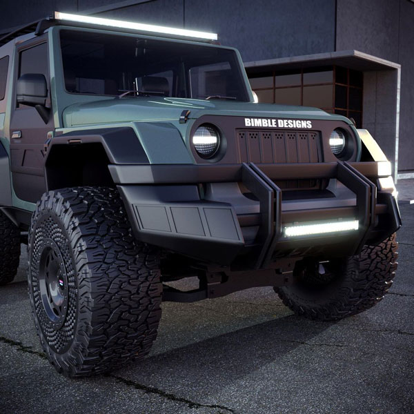 Mahindra Thar EV Renderings Surface: All-Electric Mahindra Thar Looks ...