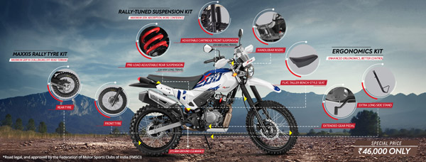 Hero Xpulse 200 4V Rally Kit Launched In India For Rs 46,000 ...