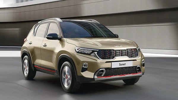 Kia Sonet X-Line Officially Teased - Matte Exterior Colour & More ...