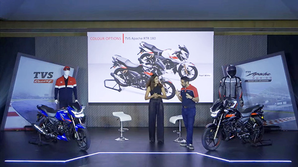 TVS Apache RTR 160 & RTR 180 Racer's Choice Launched - Prices| Specs ...