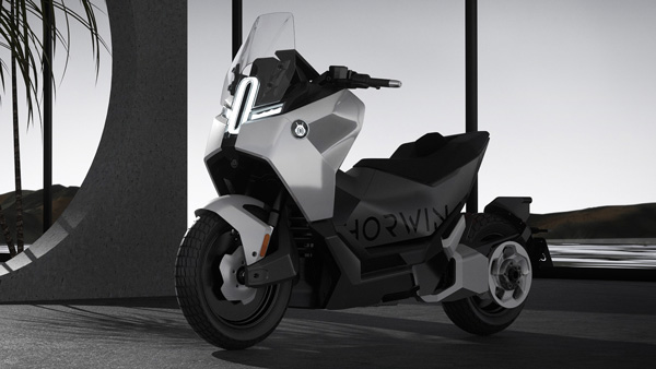 Horwin Senmeti 0 Electric Scooter WIth 300km Range & 200km/h Top Speed ...