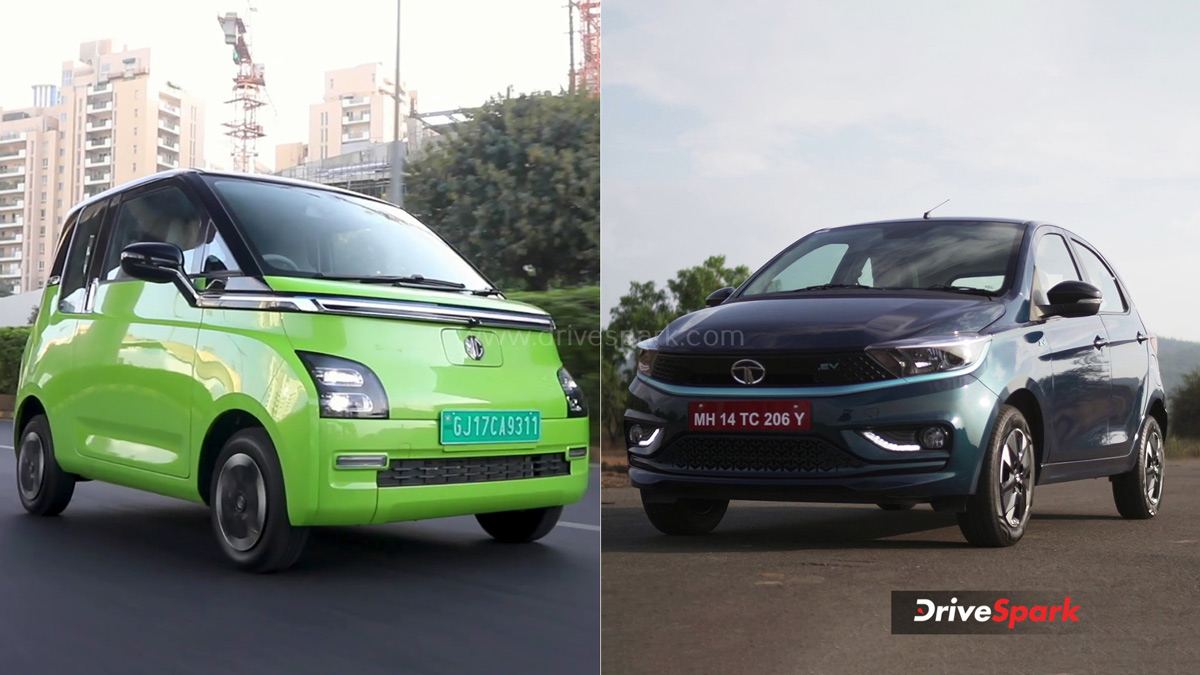 MG Comet EV Vs Tata Tiago EV – Price, Powertrain, Range, Charging ...