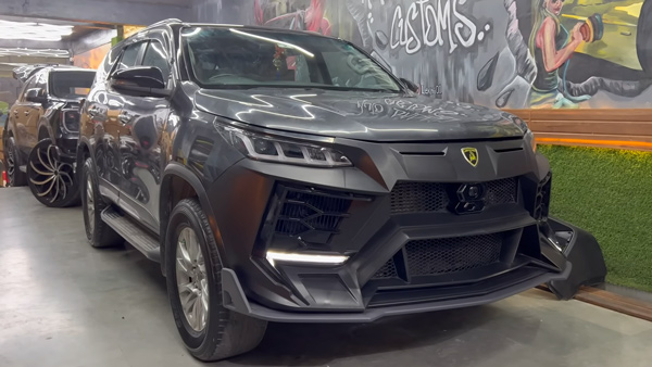 Toyota Fortuner Fitted With 'Urus' Boy Kit Looks Fugly As Hell - DriveSpark