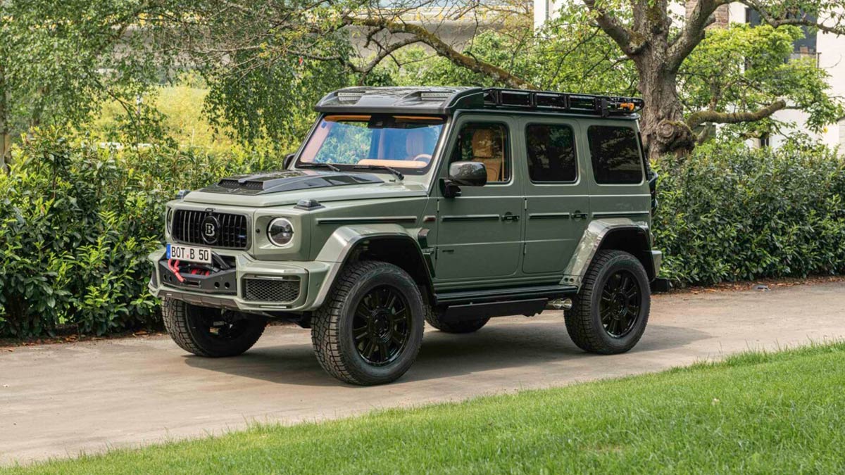 Brabus 800 4x4² Stealth Green Revealed With 789bhp & 1,000Nm - DriveSpark