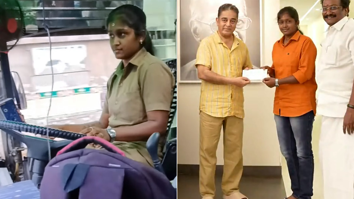 Kamal Haasan Gifts Car To Coimbatore's First Woman Bus Driver Amid Job Resignation - DriveSpark