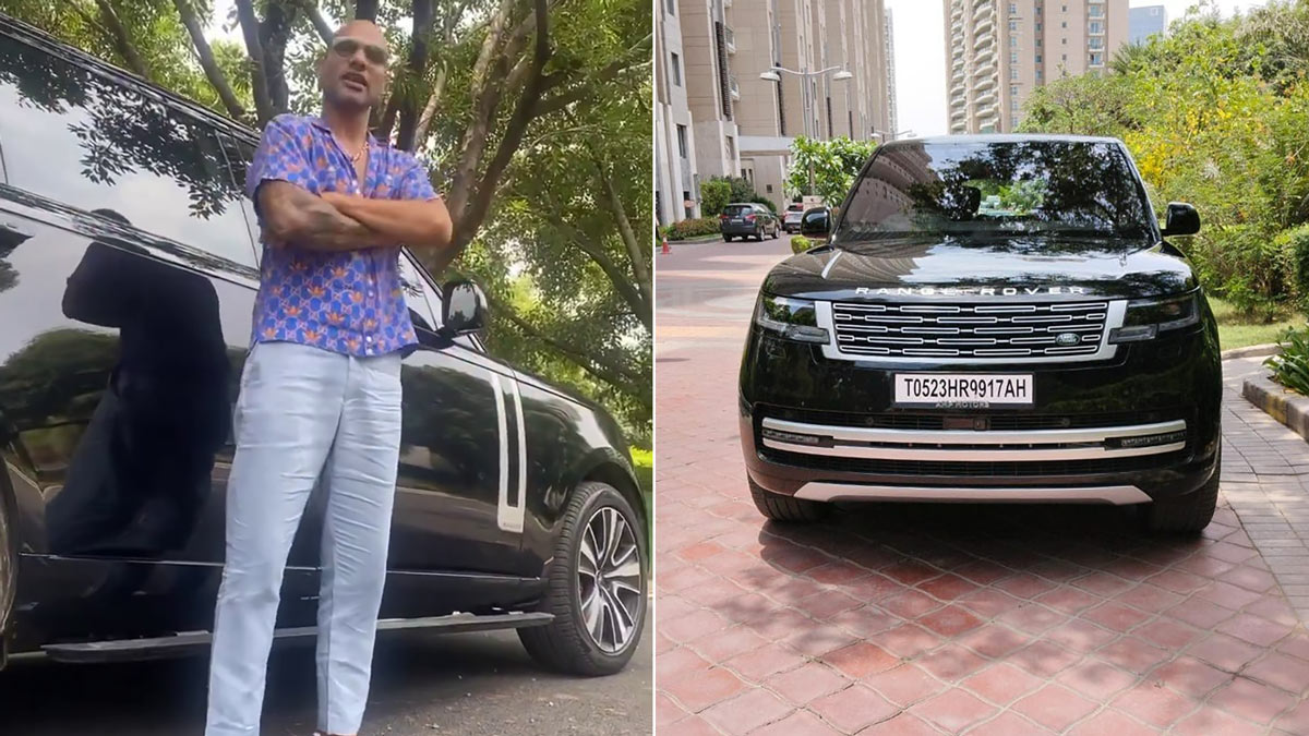 Indian Cricketer Shikhar Dhawan Adds A Rs 4 Crore Range Rover ...