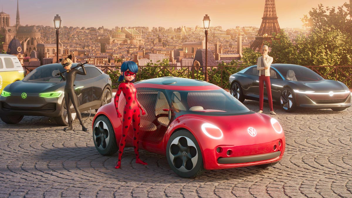 Volkswagen Teases Electric Beetle For Animated Movie - DriveSpark News