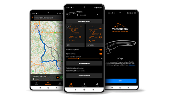 Motorcycle Heads Up Display: Developed By Sygic & Digades - DriveSpark