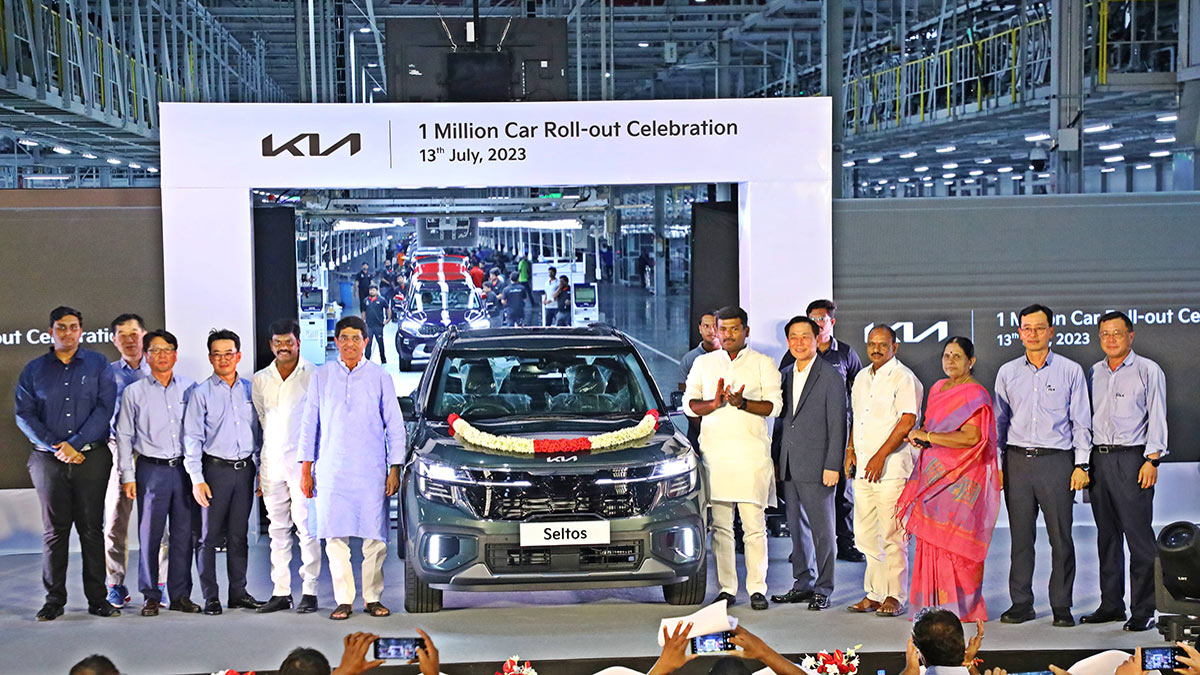 Kia India Produced Their One Millionth Car: CSR Initiatives In Place ...