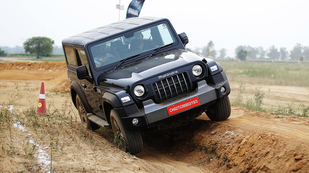 Viral Images: Mahindra Thar 5-Door Test Mule Spotted With Bigger ...