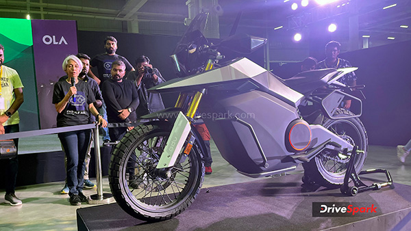 Ola Unveils 4 New Electric Motorcycles – Cruiser To SuperSport - DriveSpark News