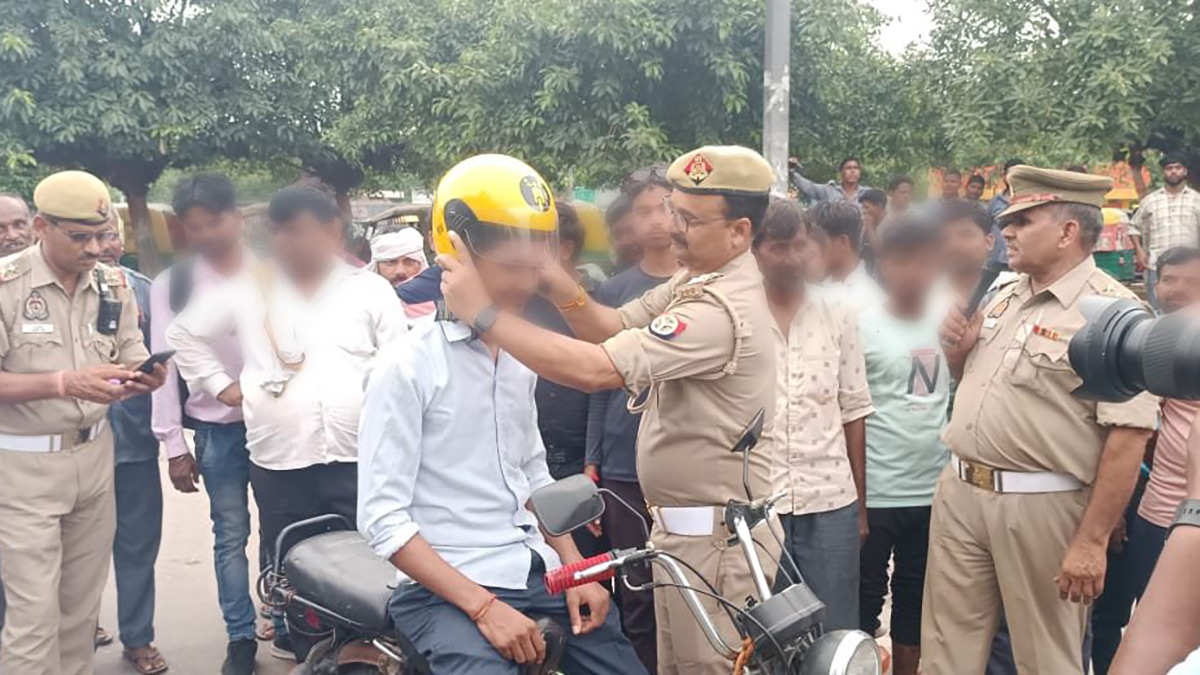 Rapido And UP Police Collaborate For Safety Awareness By Distributing ...