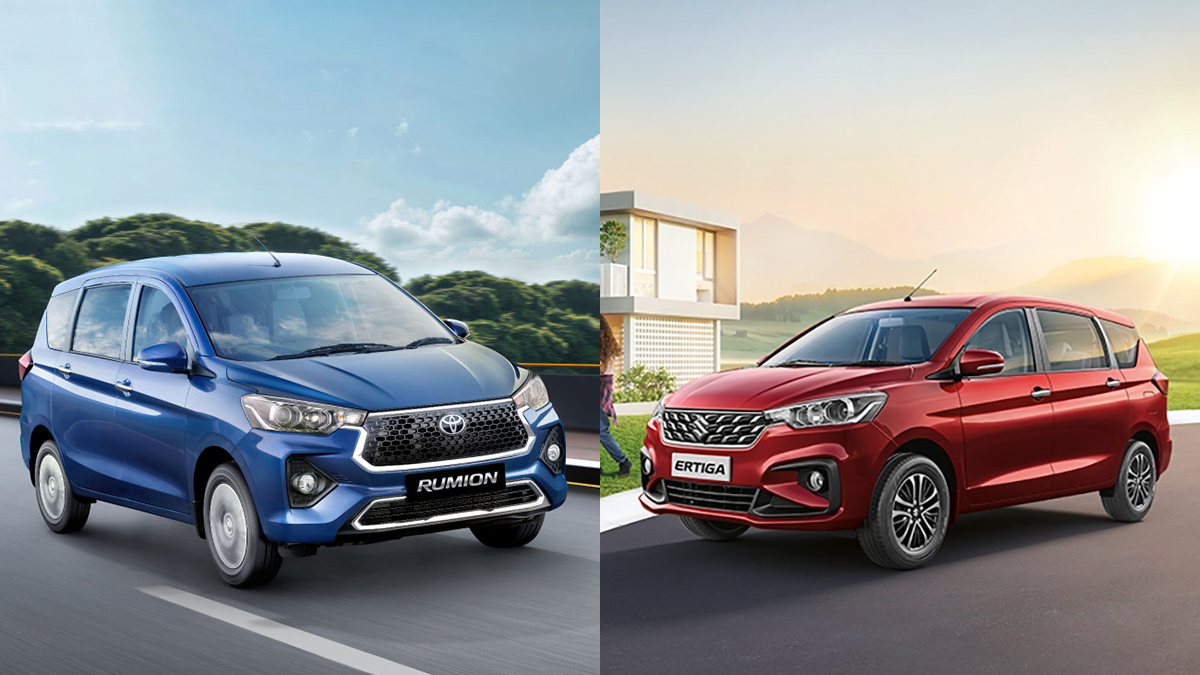 Toyota Rumion & Maruti Suzuki Ertiga – 5 Differences You Need To Know ...