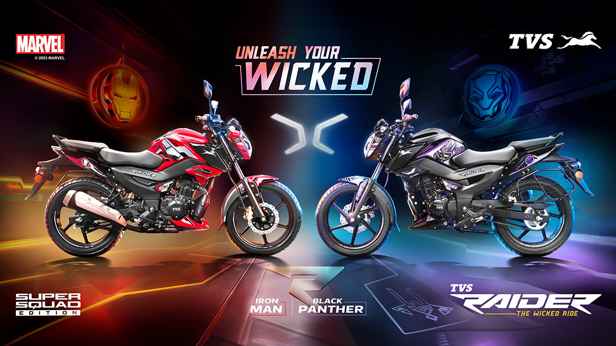 TVS Raider Marvel Edition Launched At Rs 98,919 - Available In Two ...