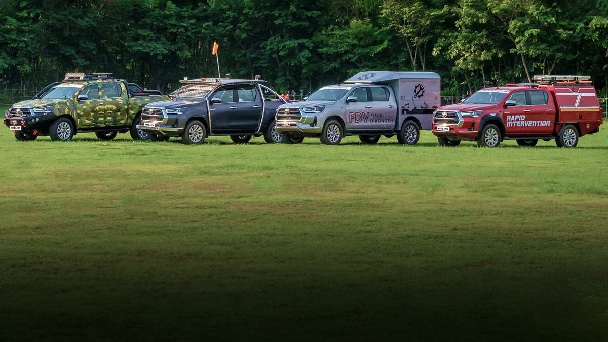 Toyota Showcases Special Purpose Hilux For Indian Army – Check Out All ...