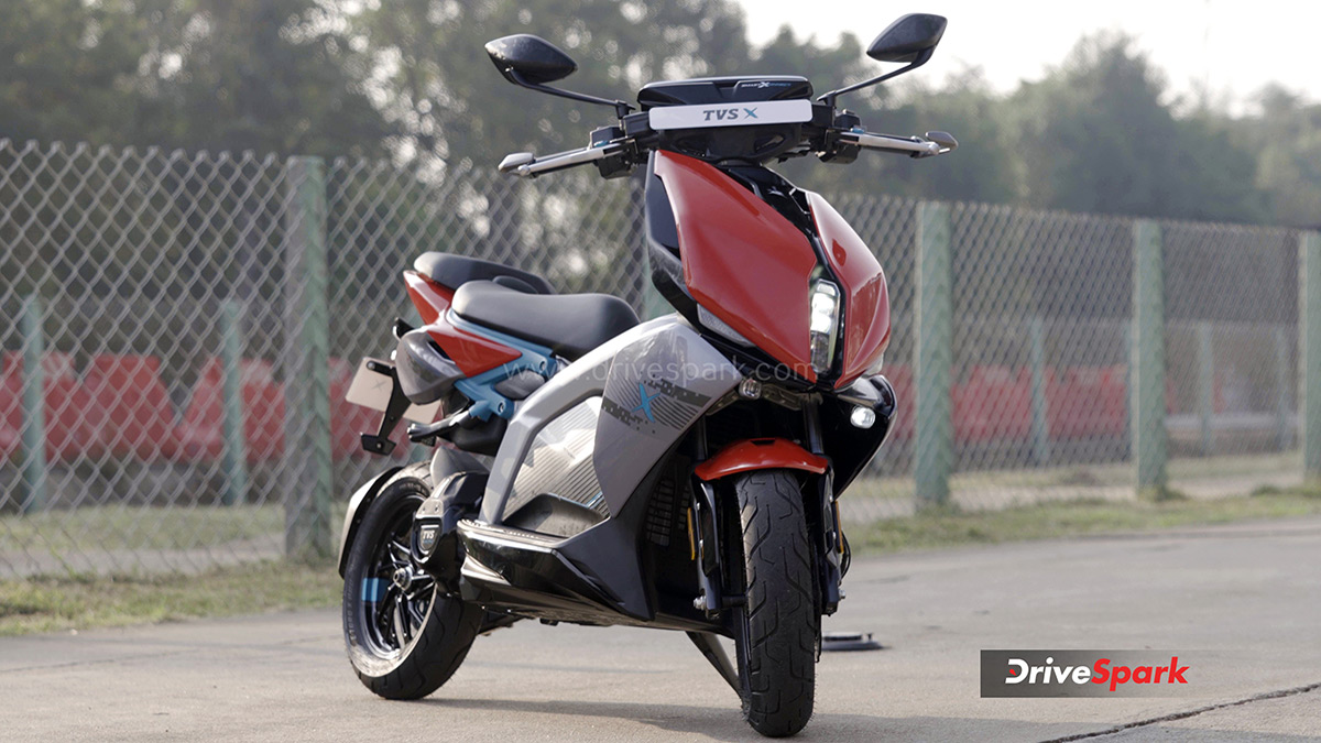 TVS X Video Review: The Sportiest Electric Scooter! - DriveSpark News