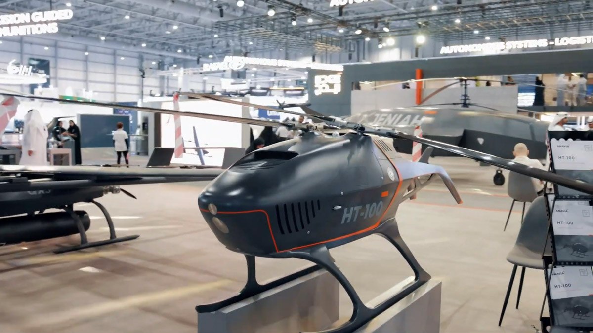 EDGE Expands Global VTOL Capabilities - Showcases HT-100 Unmanned Helicopter at Dubai AirShow ...