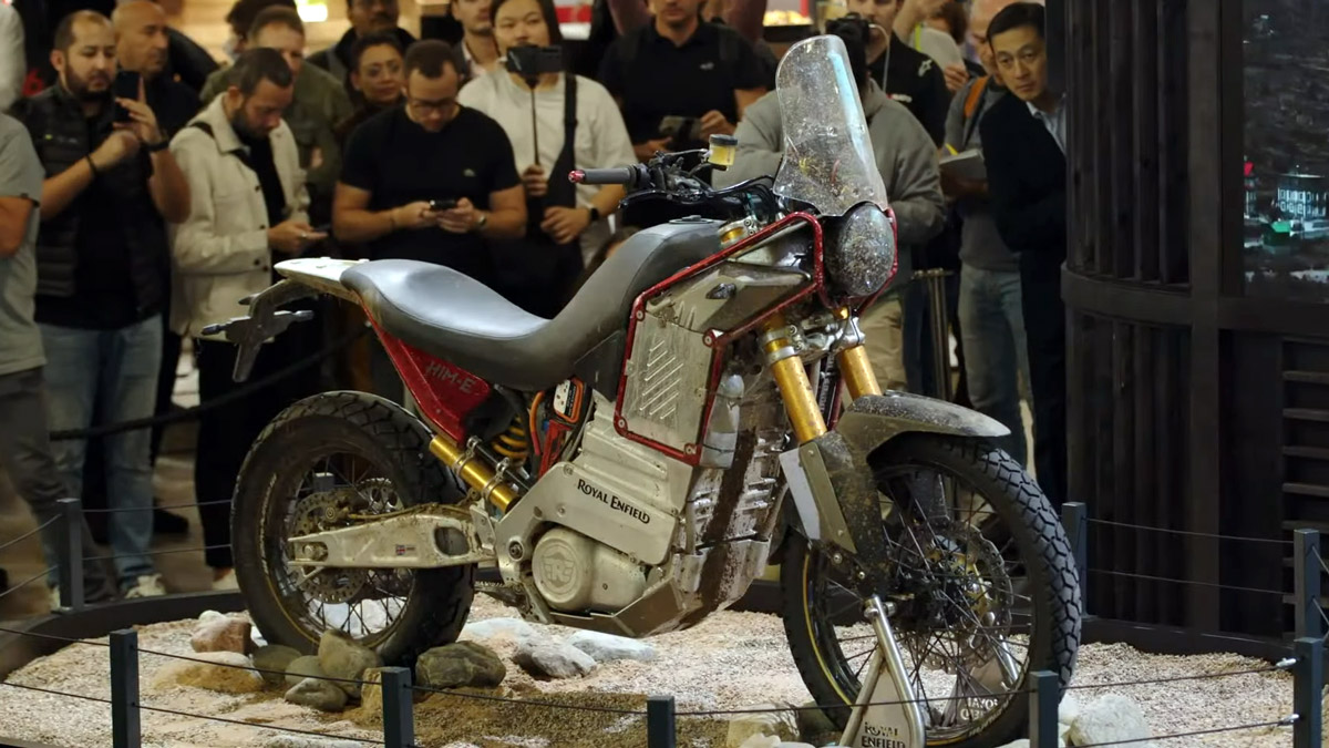 Royal Enfield HIM-E (Electric Himalayan) Revealed At EICMA 2023 ...