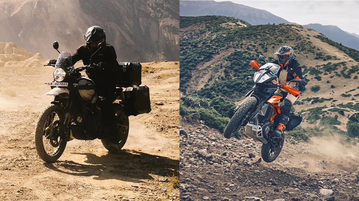 Royal Enfield Himalayan 450 Vs KTM 390 Adventure – Comparison ...