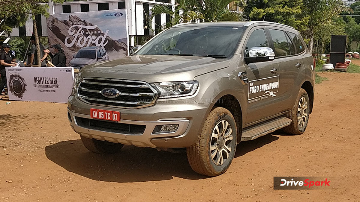 Ford Endeavour Sport Edition Spy Pics: New Variant Spotted Testing ...