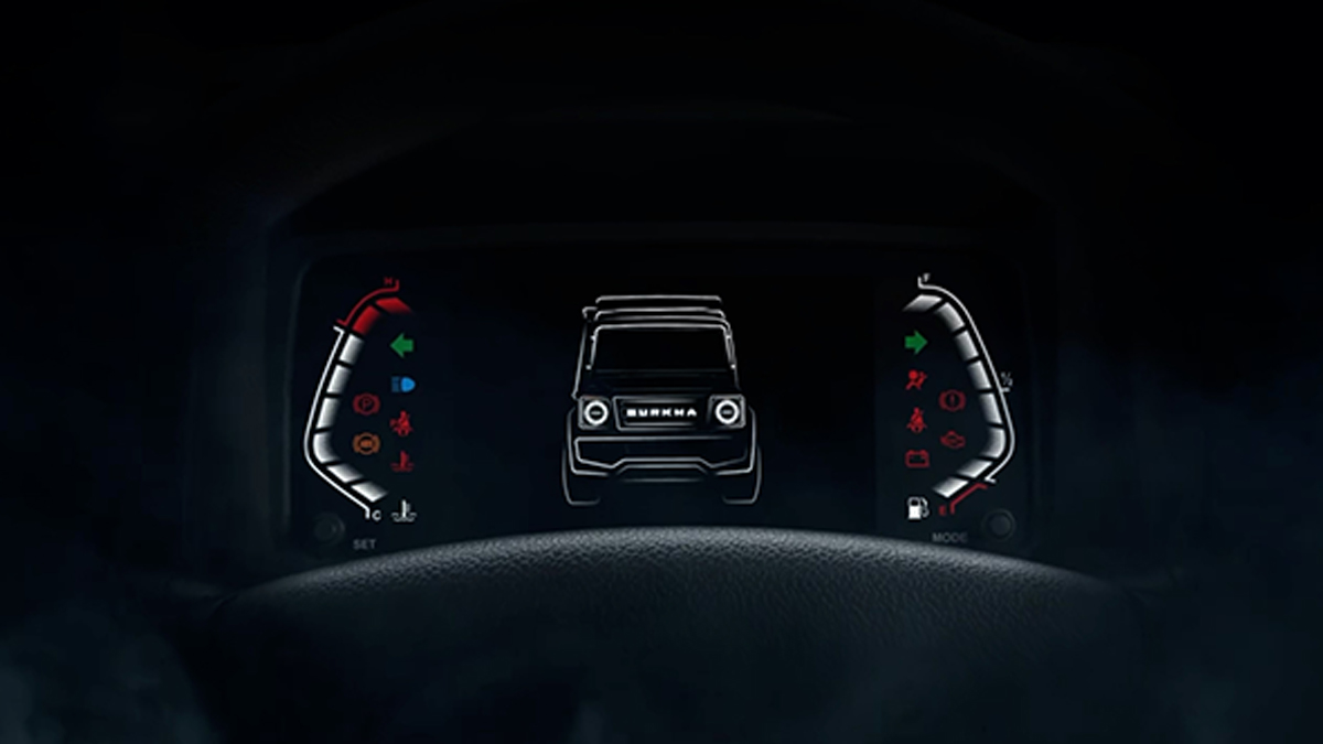 Force Gurkha 5-Door Seating Layout Revealed – Digital Instrument ...