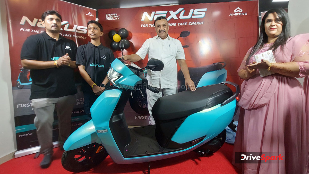 Ampere Nexus Electric Scooter Launched In Bengaluru – 136km Range | 93km/h Top Speed | Full ...