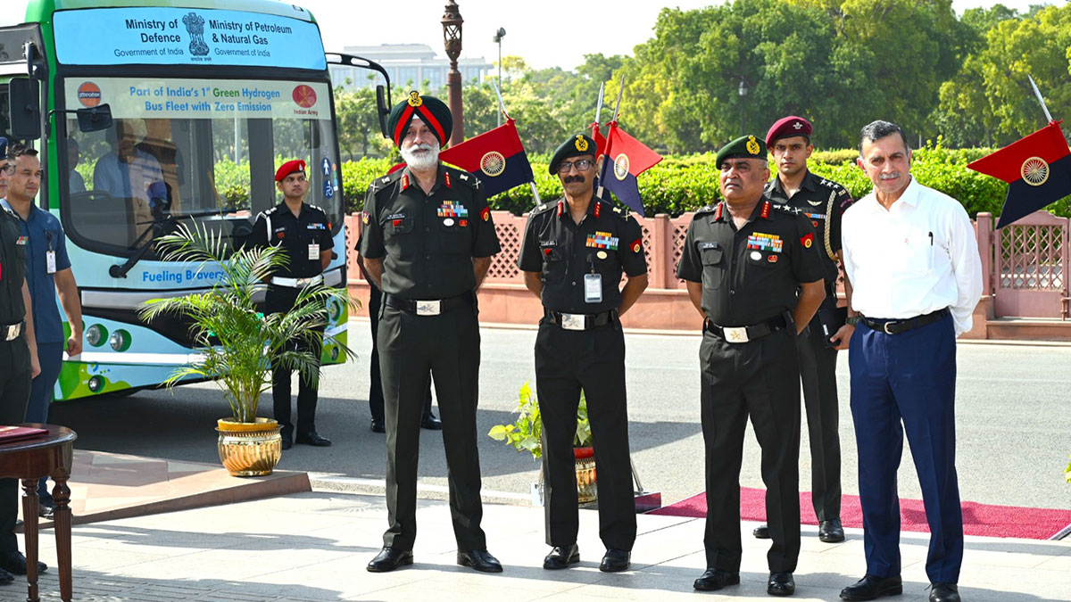 Indian Army Adopts Hydrogen-Powered Buses For Sustainable Transport ...